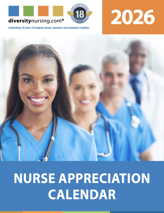 2026 Nurse Appreciation Dates Calendar