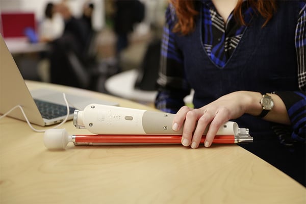 Blind Engineer Creates a Smart Cane Device