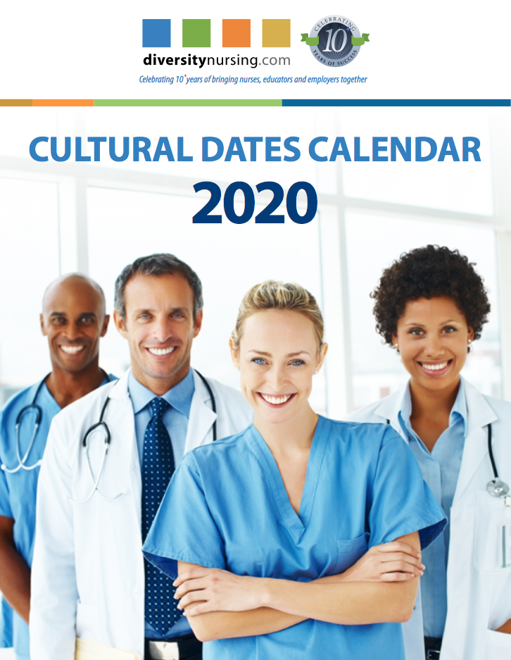 2020 DiversityNursing.com Cultural Dates Calendar